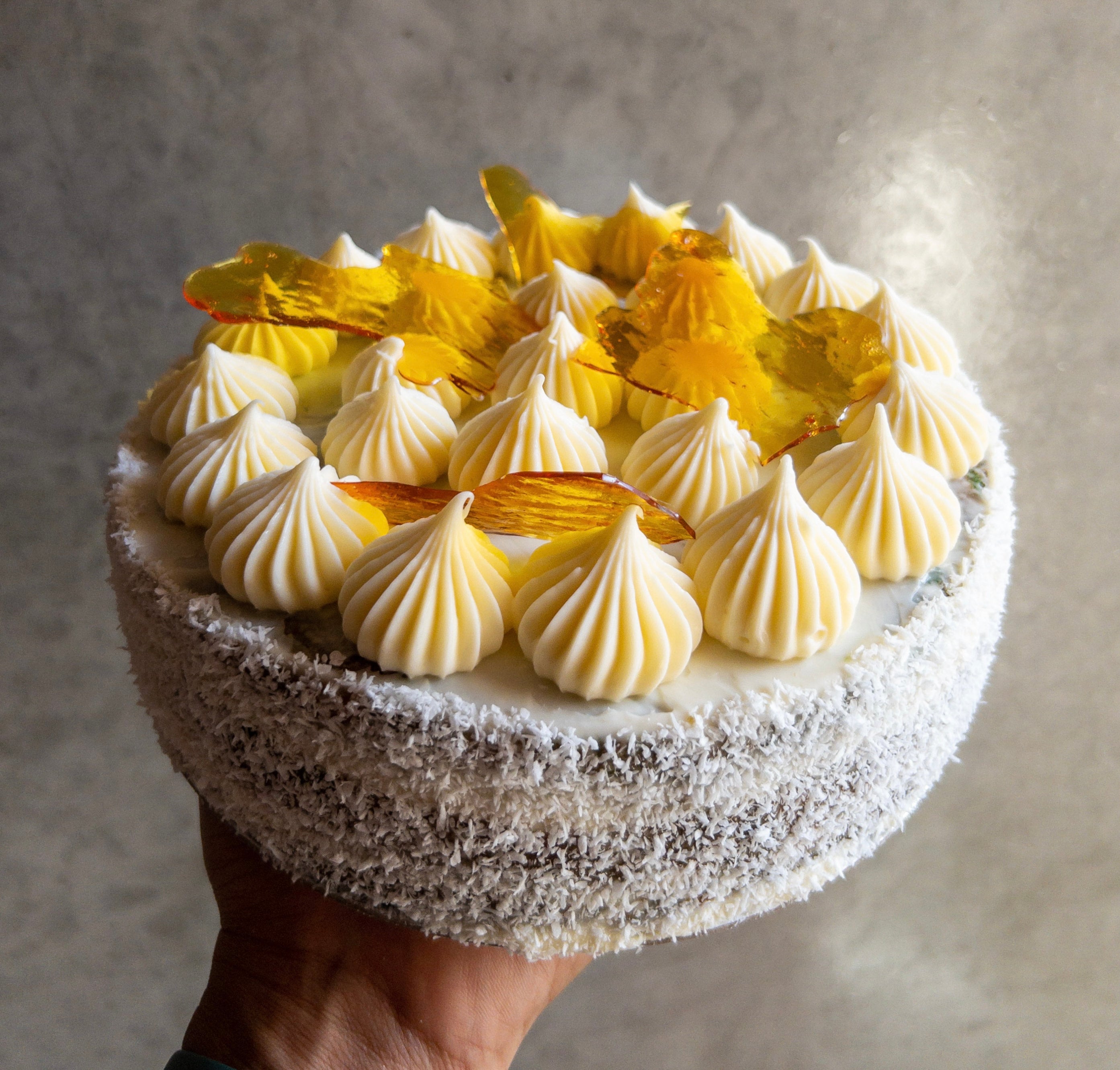 Pandan and Coconut Cake | Motte